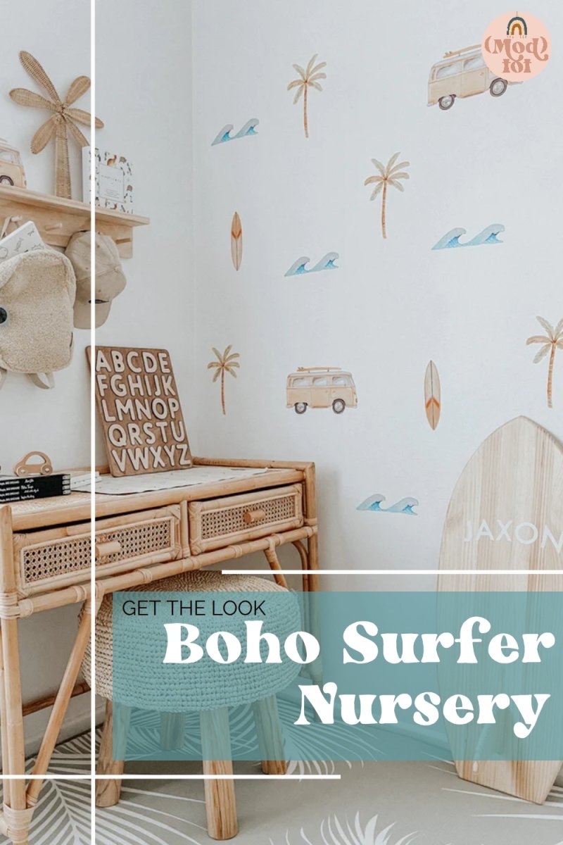 Boho Surfer Nursery Theme | Shopping List - Modified Tot