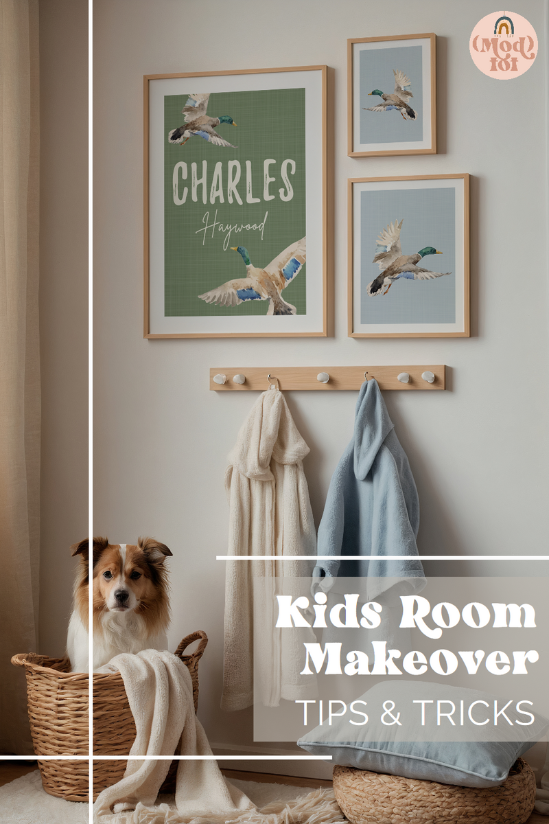 How to Makeover a Kids Room - Modified Tot