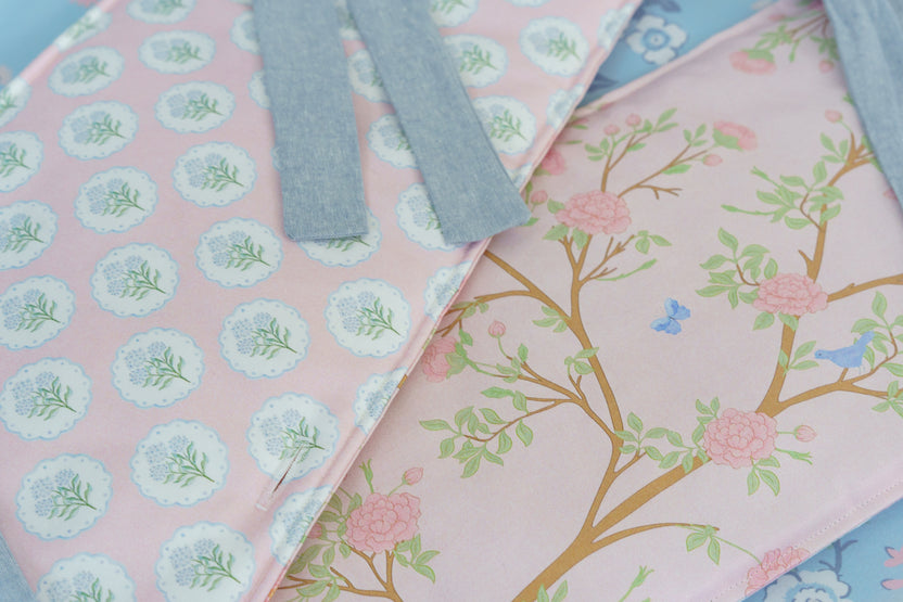 Crib Bedding Set | French Blue Floral