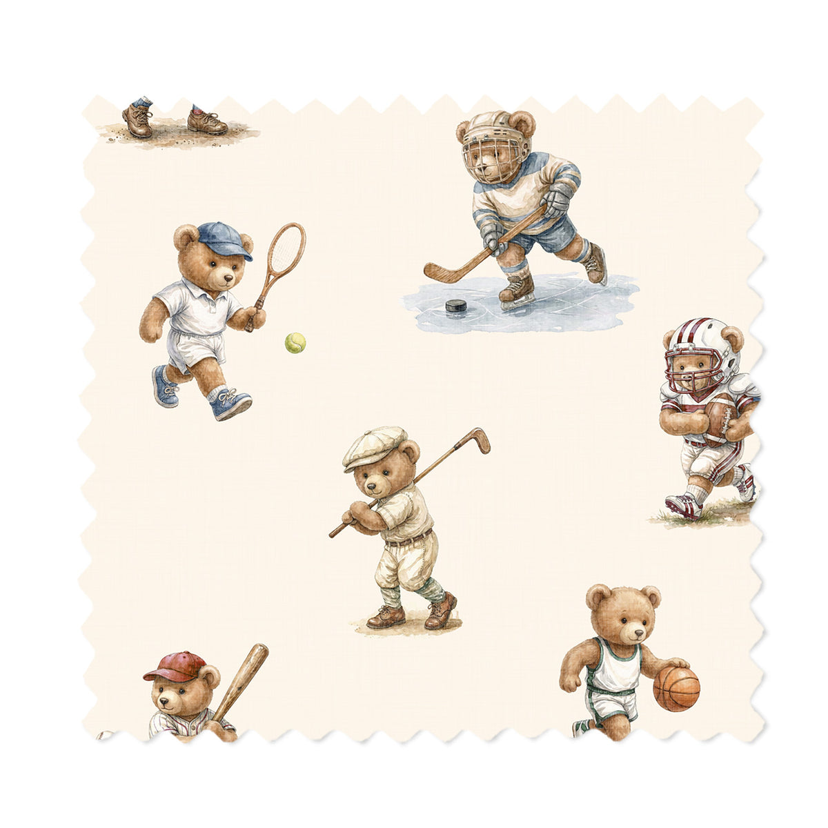 Crib Bedding Set | Varsity Teddy