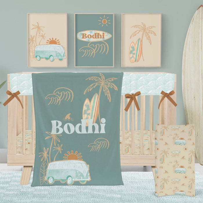 Boho Surfer Peel & Stick Wallpaper